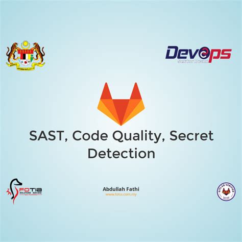 sast code quality secret detection