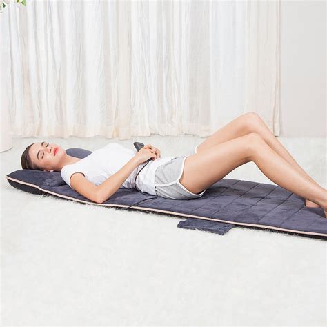 Massage Mat With 10 Vibrating Motors And 4 Therapy Heating Pad Full