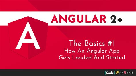 How An Angular App Gets Loaded And Started Angular 2 The Basics 1 Youtube