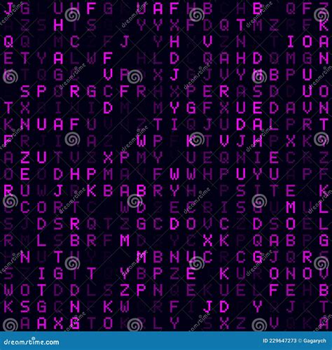 Abstract Matrix Background Stock Vector Illustration Of Infographics Computer 229647273