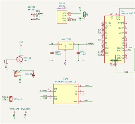 Connecting A 5v Submersible Water Pump And 3 3 V Esp 01 Wifi Module To Uno Never Works Together