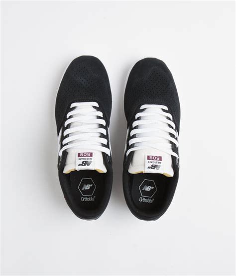 New Balance Numeric 508 Brandon Westgate Shoes Black White Flatspot