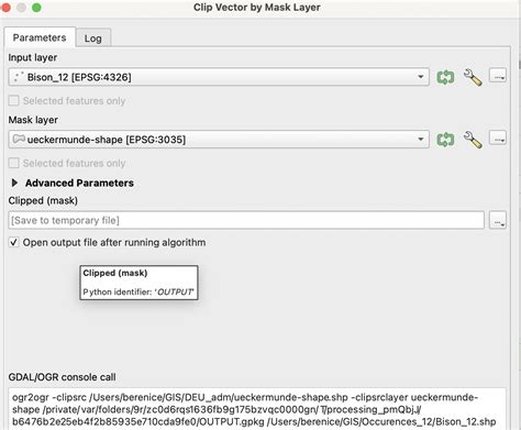 coordinate system problem with crs re projection for a clipping a