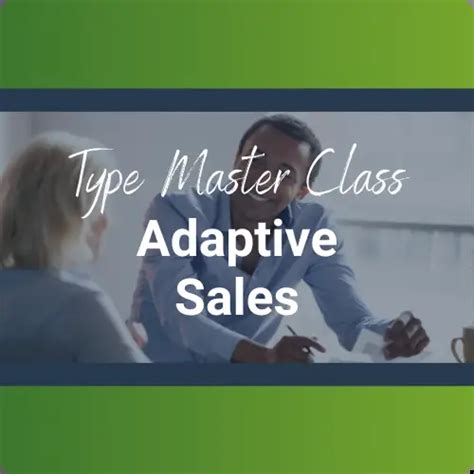 typecoach adaptive sales master class