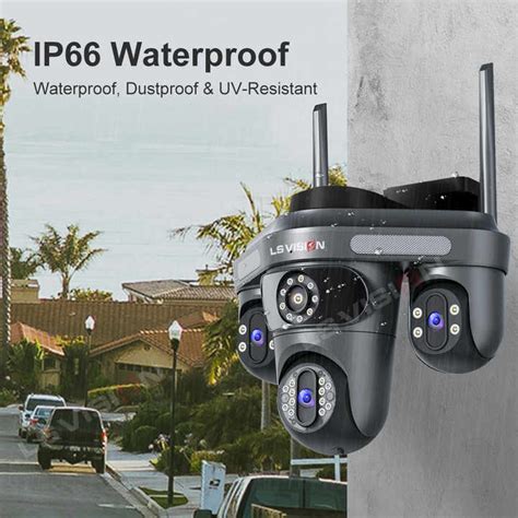 Ls Vision 15mp Hd Ptz Camera Security Wifi Panoramic Two Way Audio Ai