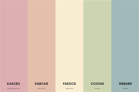 25 Best Pastel Color Palettes With Names And Hex Codes Artofit
