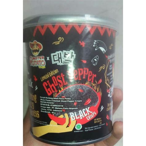 Jual Mister Potato Ghost Pepper X Daebak Shopee Indonesia