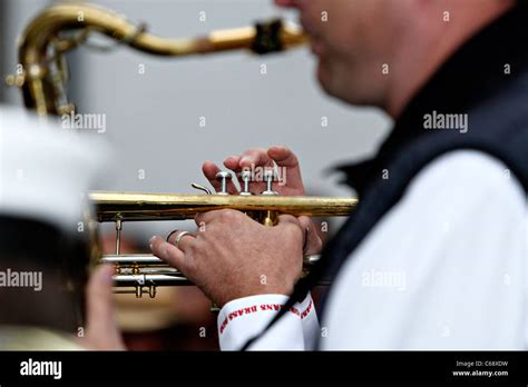 Musicians Playing Instruments From The Karin Sand New Orleans Brass