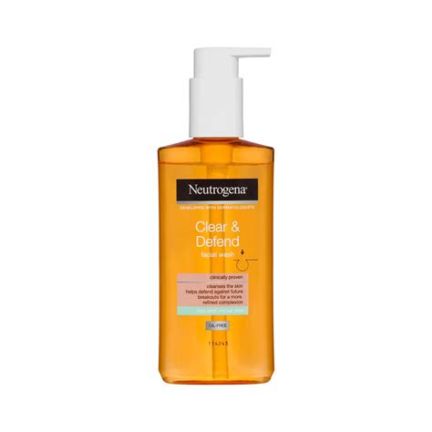 Neutrogena Clear And Defend Facial Wash Nuvari