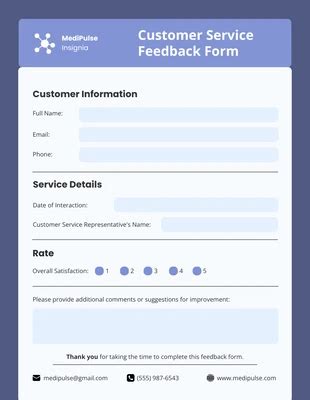 Free Customer Service Form Templates Venngage