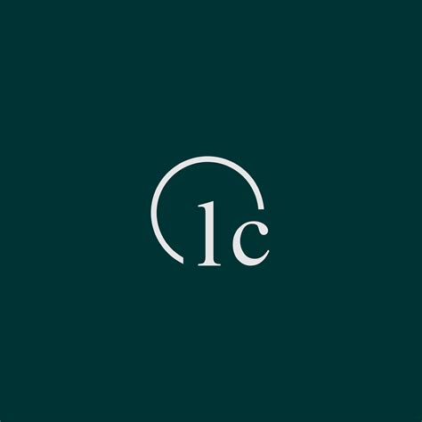 Lc Initial Monogram Logo With Circle Style Design 25509698 Vector Art