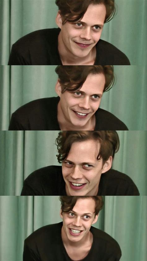 Three Different Pictures Of A Man Smiling And Looking At The Same