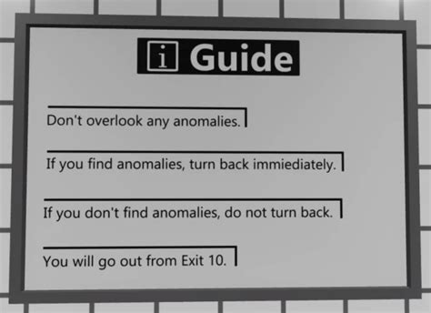 Exit 10 [chapter 2] Roblox