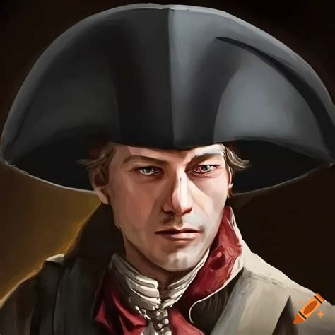 Handsome 1700s Mercenary Wearing A Tricorn Hat On Craiyon