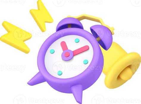Alarm Clock Ring Bell Warning Reminder Call Sound Notification Push Tone Signal 3d Icon 48363596 Png