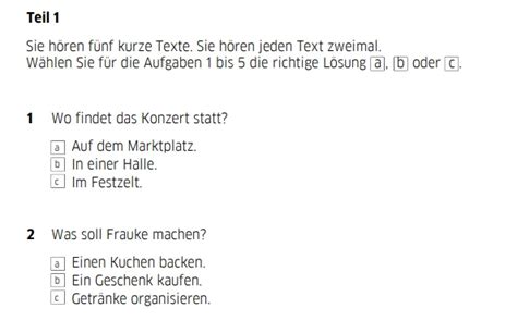 Экзамен А2 по немецкому языку Goethe Zertifikat A2 Start Deutsch