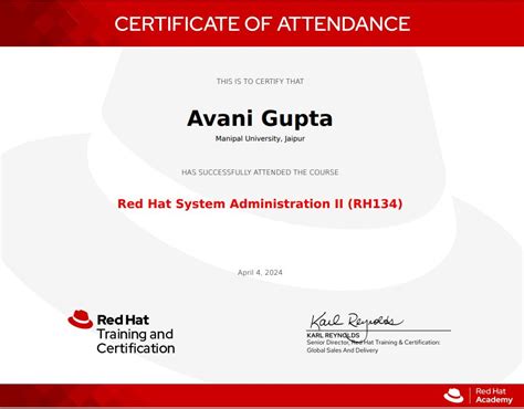 Avani Gupta On Linkedin Redhat Linux Sysadmin Techeducation