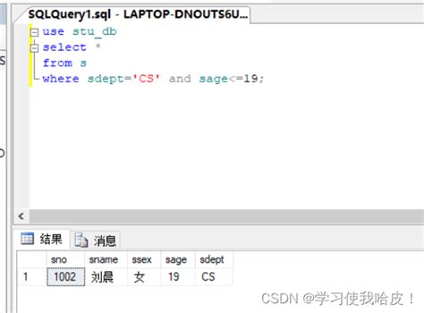 数据库的集合查询和统计查询实验表的集合查询与统计查询实验总结 Csdn博客