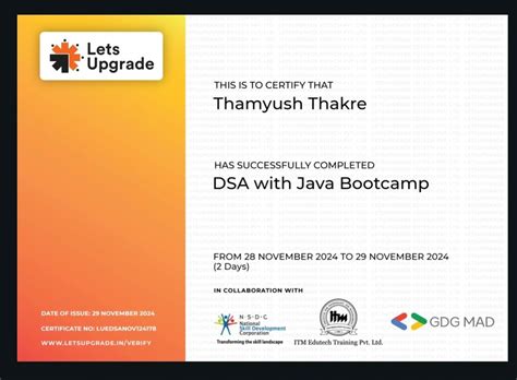 Thamyush Thakre On Linkedin Dsawithjava Datastructures Algorithms
