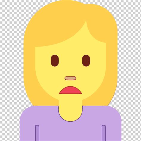 Emoji Iphone Mujer Fruncir el ceño Emoticono Niña Gesto Blog