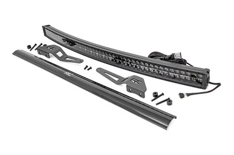 LED Light Bar 50 Dual Row Curved White DRL Spot Flood Rough Country