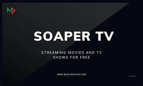 Soaper TV: The Ultimate Streaming Service for Soap Opera Lovers - RAL COLOR