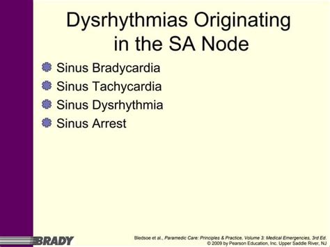 Sa Node Arrhythmias Ppt