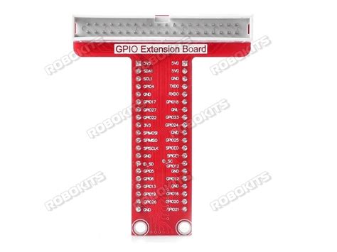 GPIO Pin T Type Red Board With P Ribbon Cable Compatible With Raspberry GPIO Pin T Type