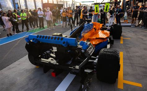Mclaren Racings Life Sized Lego F1 Car Surprises Fans At Australian Gp