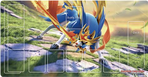 ★ポケモンカード新作・再販速報 On Twitter フルサイズ布製プレイマット ザシアン・ザマゼンタ