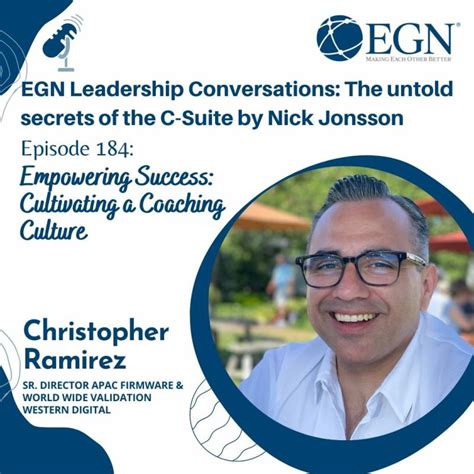 Christopher Ramirez On Linkedin Empowering Success Cultivating A Coaching Culture — Egn Peer