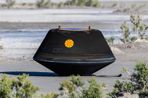 Nasas Osiris Rex Probe Reveals Surprising Black Debris From Asteroid
