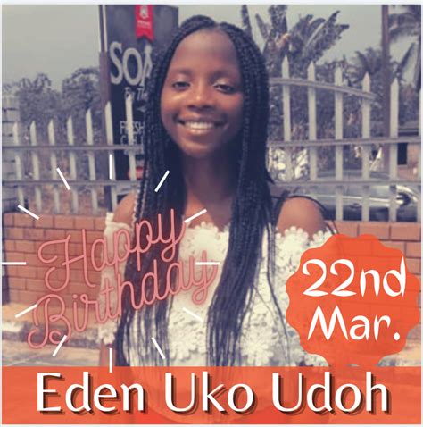 Happy Birthday Ms Eden Uko Fresh Word Church Abak Facebook