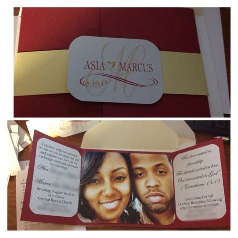 The Invites I Made For My Best Friend And His Gorgeous Fianc Trifold Diy Invites Diy