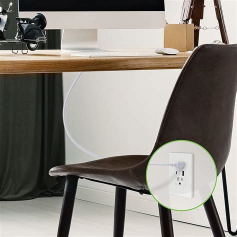 Topgreener Usb Outlet Type C Usb Wall Charger Outlet 15 Amp Tr