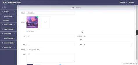 附源码 Java计算机毕业设计大学生创新创业项目管理（源码开题） Csdn博客