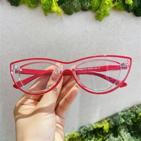 Trista Cat Eye Red Glasses Trista Cat Eye Red Glasses