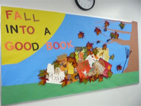 Fall Into A Good Book Bulletin Board