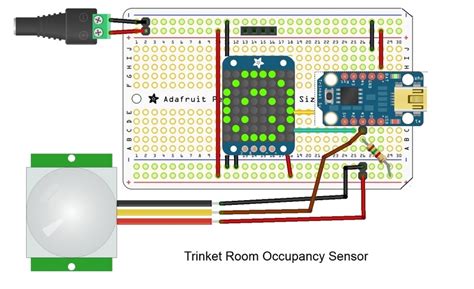 Build Trinket Powered Conference Room Occupancy Display Adafruit