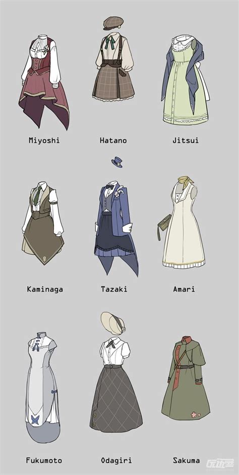 法式服装参考 学院 摸鱼网 Σっ °Д °っ 让世界更萌 Fashion Design Drawings