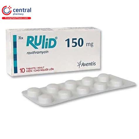 [chÍnh HÃng] Thuốc Rulid 150mg điều Trị Nhiễm Khuẩn Hiệu Quả