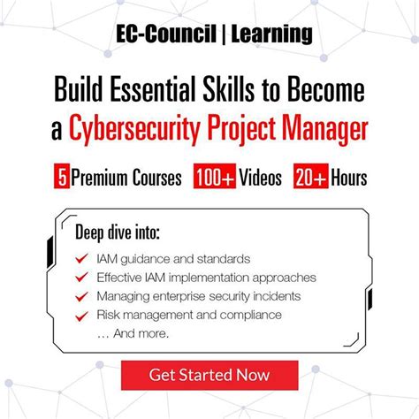 Learn Cybersecurity Project Management With Eccouncil Ec Council Learning Posted On The Topic
