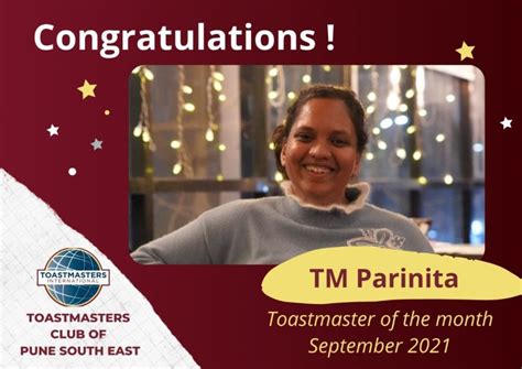 Parinita A On Linkedin Club Role District98 Aread4 Elected Vice Toastmastersclub 10