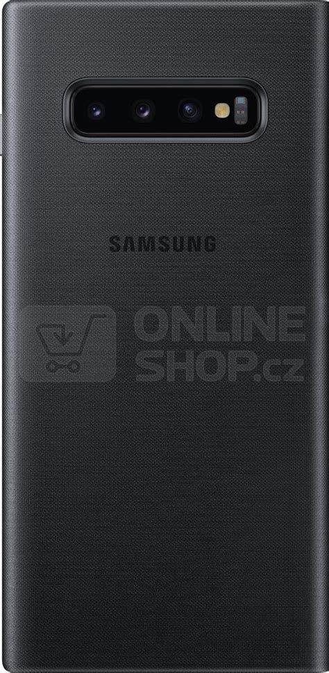 Flipové pouzdro LED View Cover pro Samsung Galaxy S plus EF NG PBEGWW černé ONLINESHOP cz