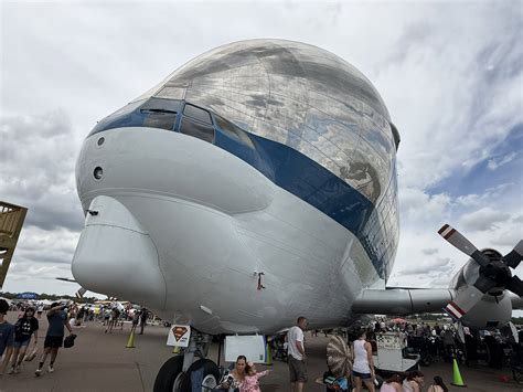 We Touched The Super Guppy Nasas Whale Shaped Cargo Plane Has A 25