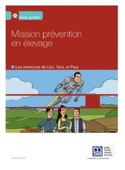 MSA Santé Sécurité en Agriculture Mission Prévention en élevage