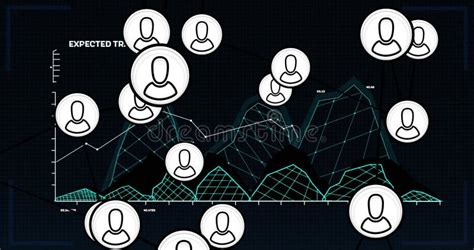 In School Animation Showing Graph With User Icons And Expected Trends