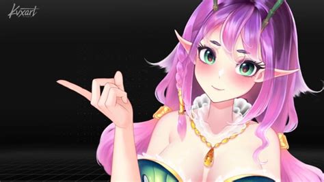 Live DVtuber Asset Seduction Finger