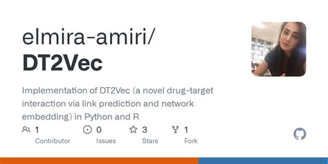 GitHub Elmira Amiri DT2Vec Implementation Of DT2Vec A Novel Drug