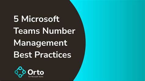 5 Microsoft Teams Phone Number Management Best Practices Callroute